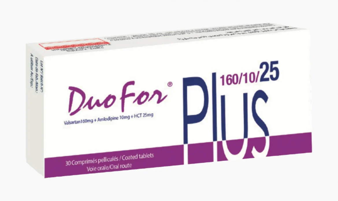 DUOFOR PLUS 160/10/25 MG BOX OF 30 – Philadelphia Pharma