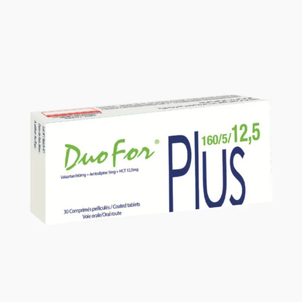 DUOFOR PLUS 160/5/12.5 MG BOX OF 30 – Philadelphia Pharma